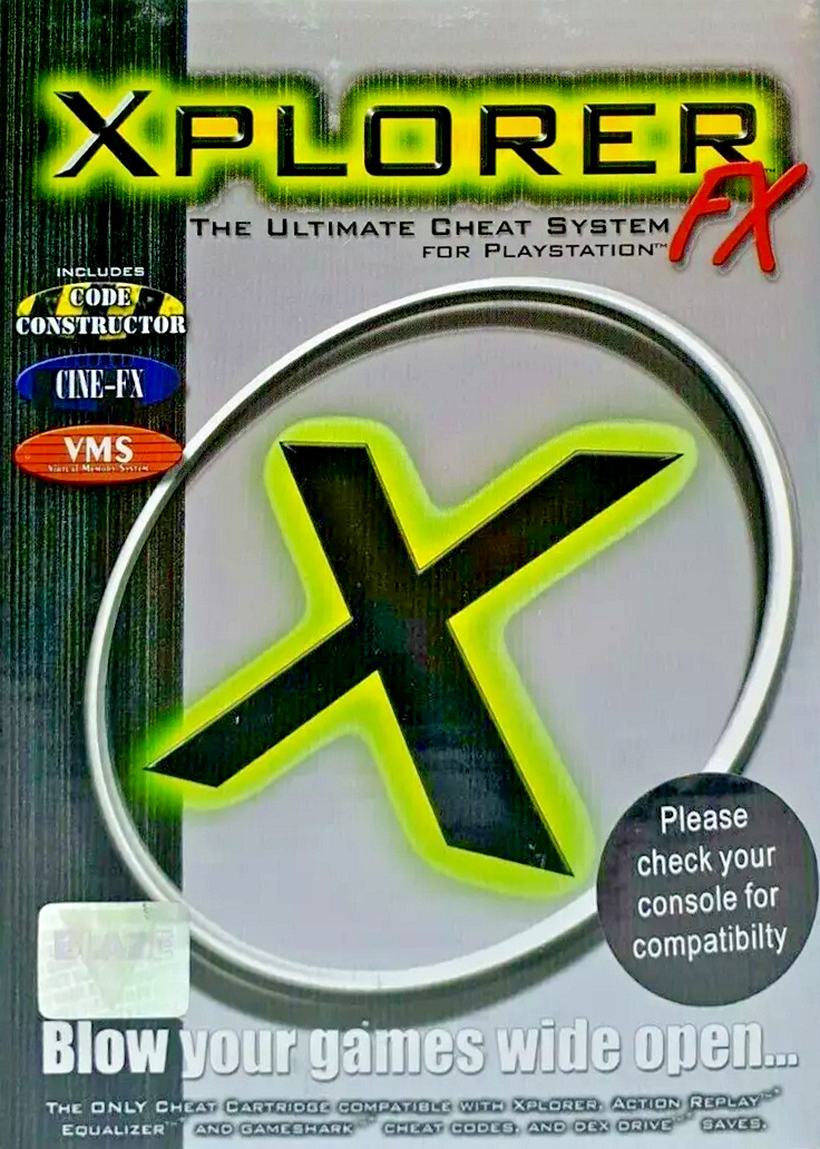 PS1 - Cheat Catridge / Mogelmodul / Schummelmodul Xploder FX Ultimate ...