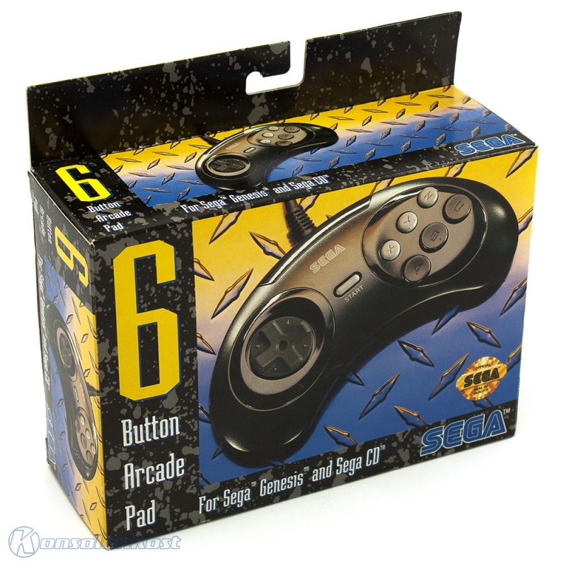 Mega Drive - 6 Button Arcade Controller / Pad [Sega] (mit OVP ...
