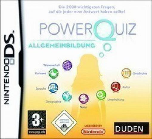 Nintendo DS - Power Quiz: Allgemeinbildung (DE Version) (DE Version ...