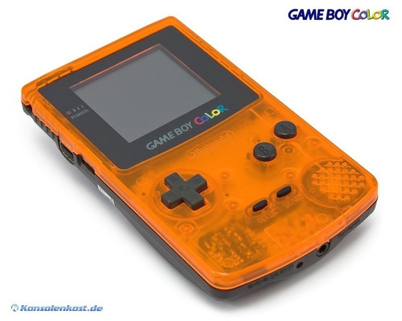 GameBoy Color - Konsole #Clear-Orange Black Daiei Hawks Edition (sehr ...