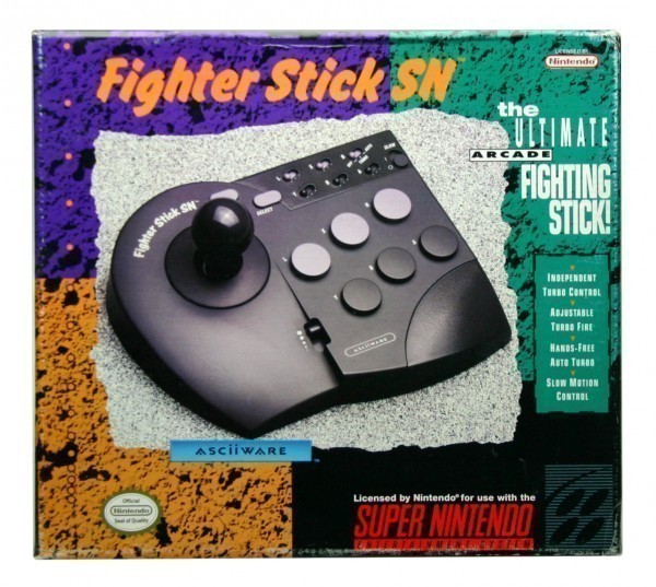 SNES - Fighter Arcade Stick Controller [Asciiware] (mit OVP) (gebraucht ...