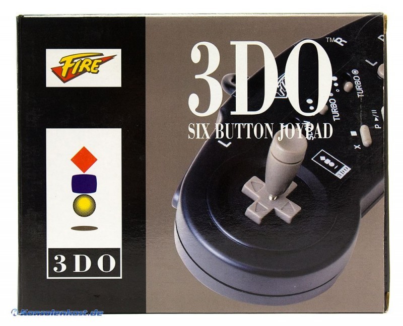 3DO - Controller / Six Button Joypad mit Turbo / Slow Funktion #schwarz ...
