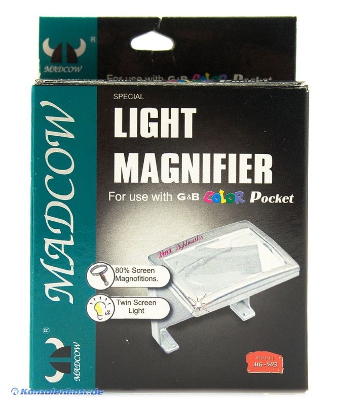 GameBoy Color - Lupe + Licht / Light Magnifier [Madcow] (mit OVP ...