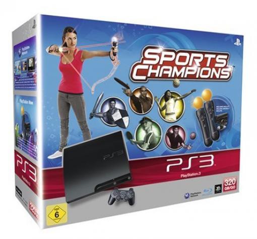 PS3 Konsole Slim 320GB Sports Champions Pack mit OVP gebraucht