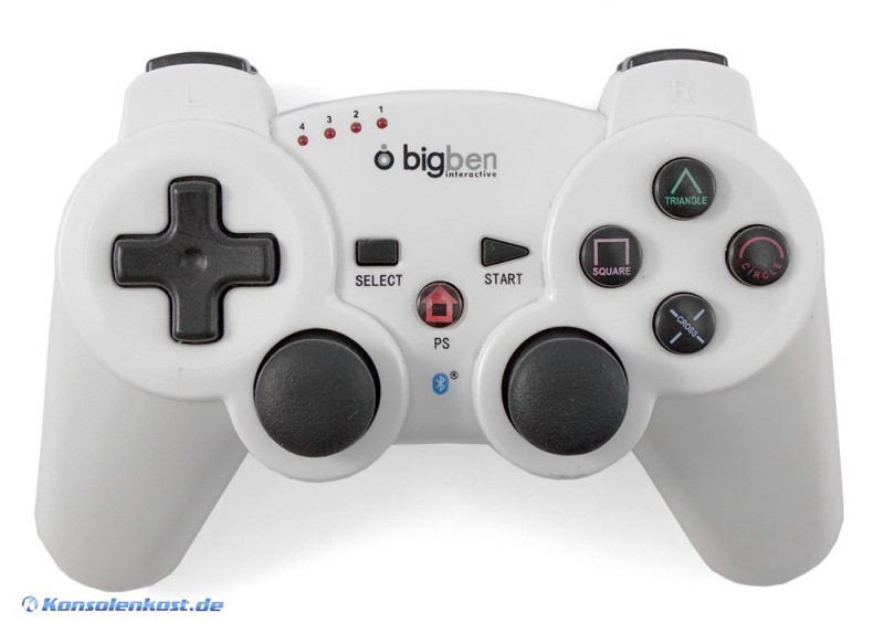 PS3 - Wireless Controller #weiß [Big Ben] (gebraucht) | Konsolenkost
