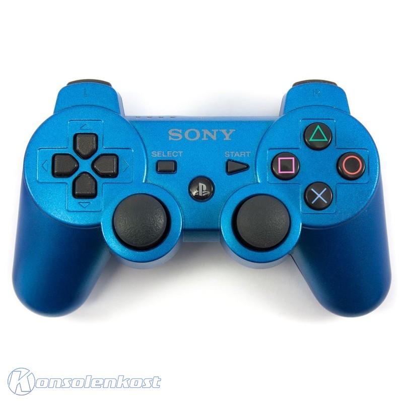 PS3 - Original DualShock 3 Wireless Controller #Splash Blue blau [Sony ...