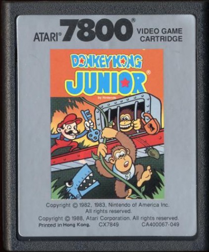 Atari 7800 - Donkey Kong Junior (Modul) (gebraucht) | Konsolenkost