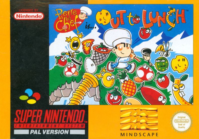SNES - Pierre le Chef is Out to Lunch (mit OVP) (sehr guter Zustand ...