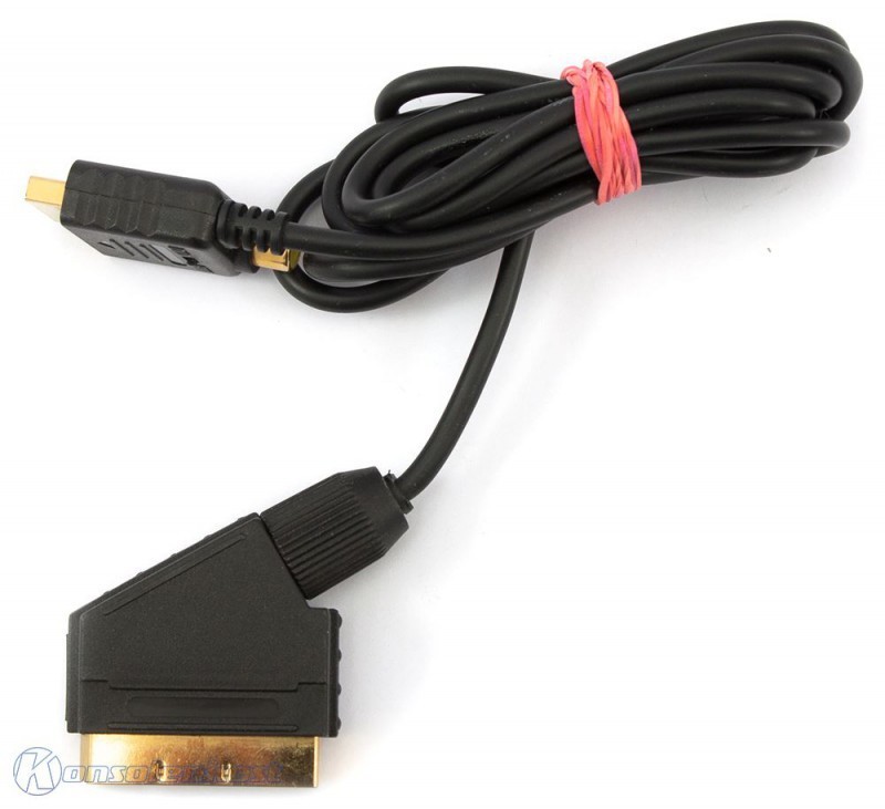 PS2 - RGB Scartkabel / Scart Kabel mit AV Adapter #vergoldet (für ...