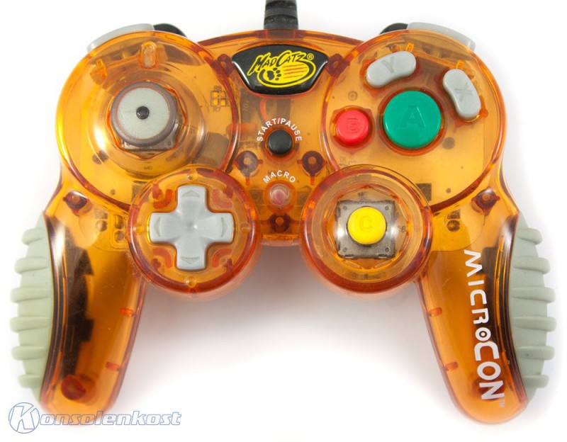GameCube - Controller / Pad #orange-transparent MicroCon [MadCatz ...
