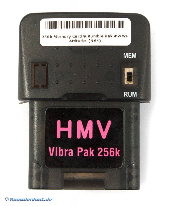 N64 - Memory Card / Memorycard / Speicherkarte / Controller Pak ...