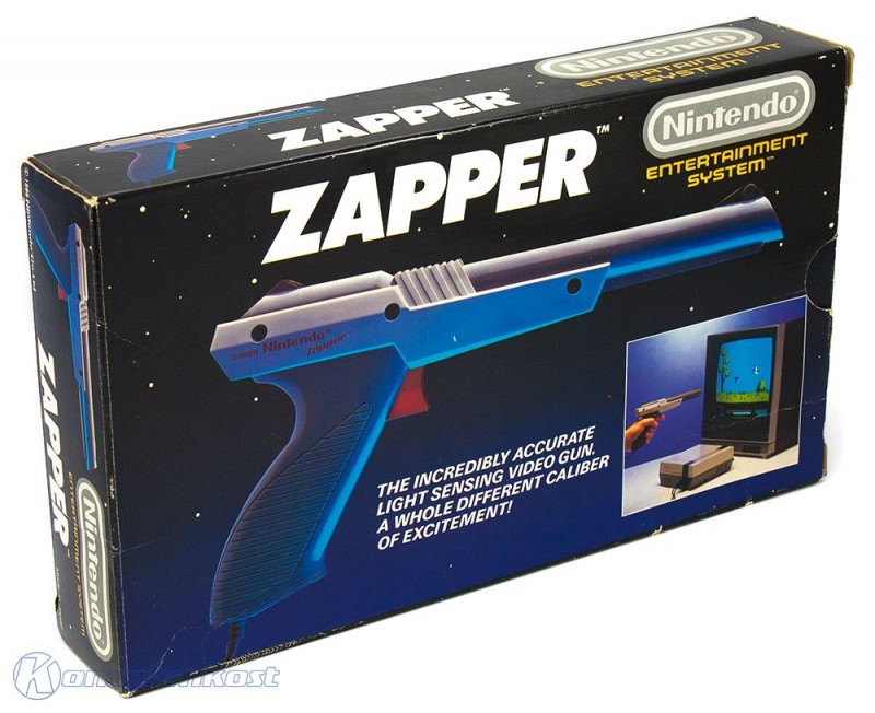 NES - Original Zapper Lightgun #grau [Nintendo] (mit OVP) (gebraucht ...