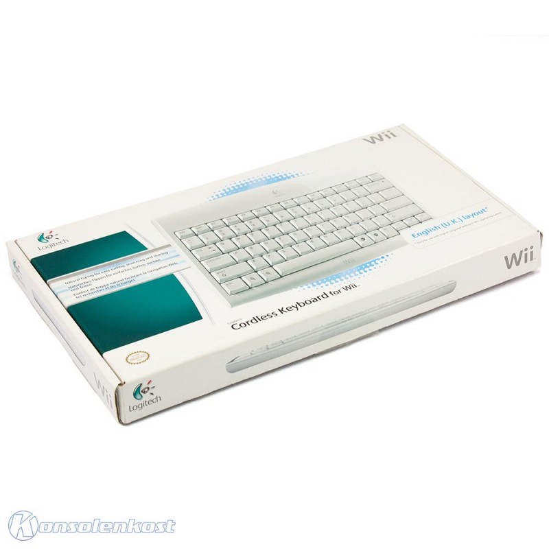 Wii - Tastatur / Keyboard #weiß / kabellos [Logitech] (mit OVP ...