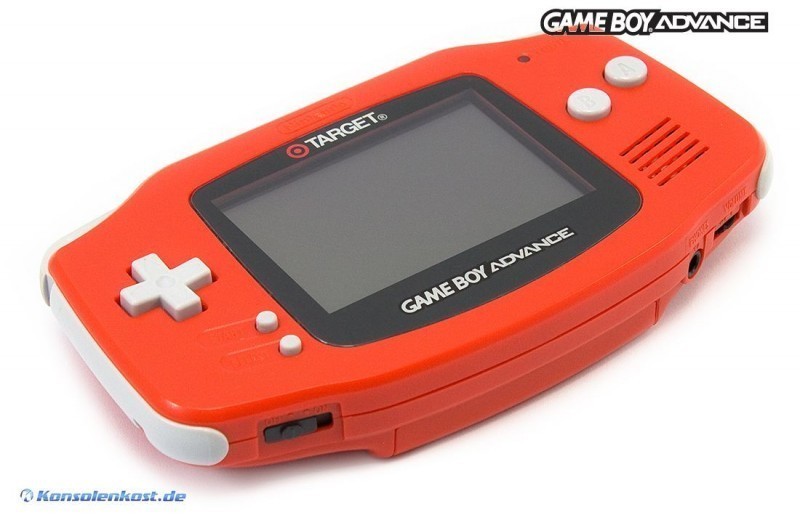 GameBoy Advance - Konsole #rot Limited Red Target Edition (gebraucht ...