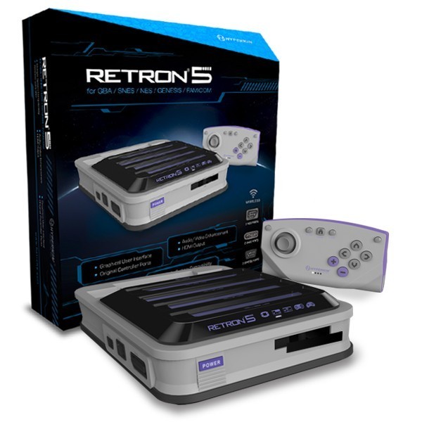 RetroN - RetroN 5 Konsole #Grau [Hyperkin] (kompatibel mit PAL & NTSC ...