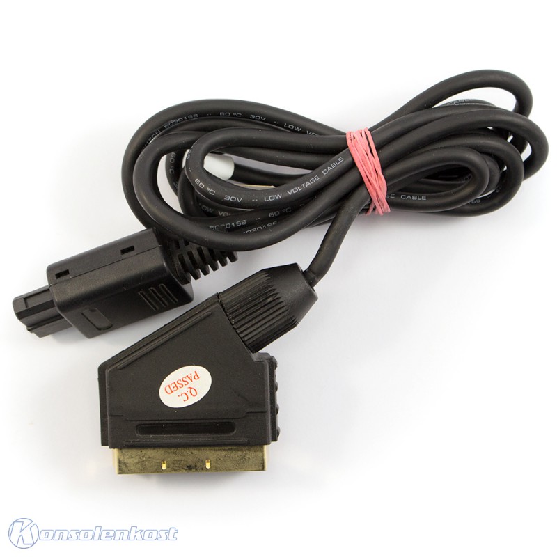 GameCube - RGB Scartkabel / Scart Kabel #vergoldet (auch für SNES ...