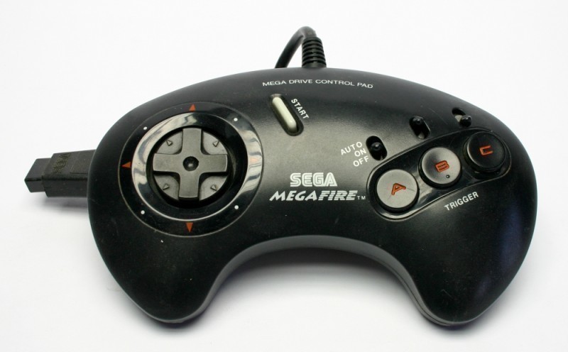 Mega Drive - Original 3-Button Controller / Control Pad Mega Fire [SEGA ...