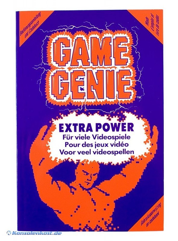 NES - Game Genie Codebuch / Programming Manual & Codebook (UK Version ...