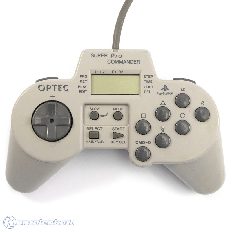 PS1 - Wired Controller / Pad mit Slowmotion #grau Super Pro Commander ...