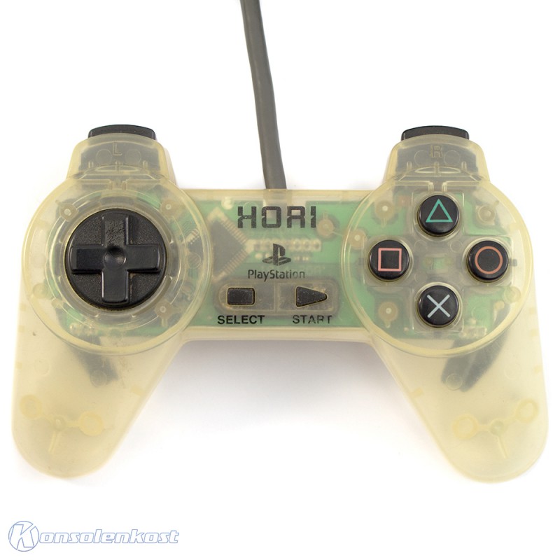 PS1 - Wired Controller / Pad #transparent / clear / SLPH 00029 [Hori ...