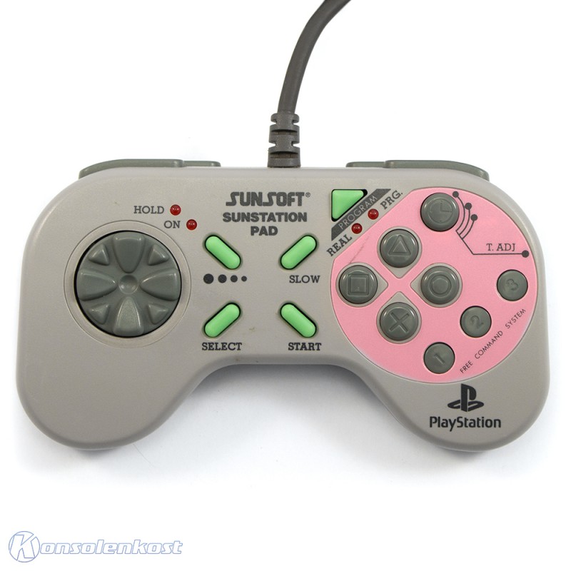 PS1 - Controller / Pad mit Turbo #grau Sunstation Pad SLPH-00004 ...