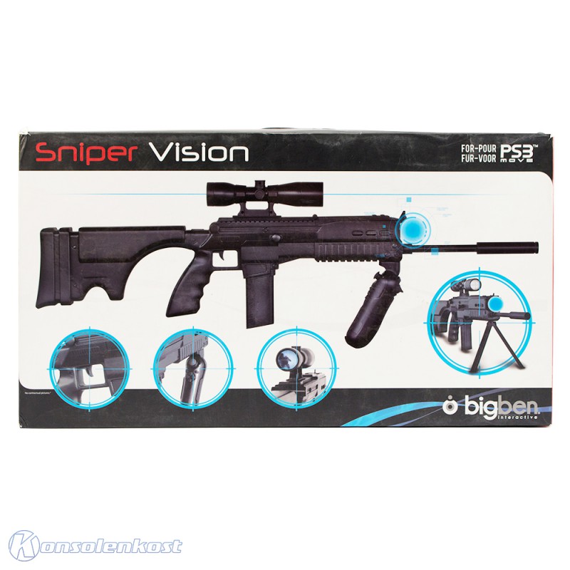 PS3 - Move Controller Aufsatz: Light Gun / Pistole / Blaster / Riffle # ...