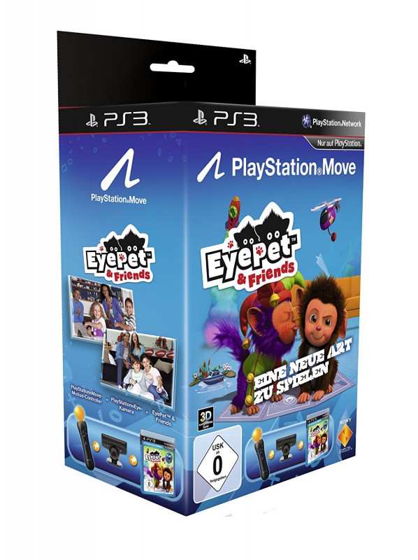 PS3 - PlayStation Move: Starter Pack + EyePet & Friends + Move ...