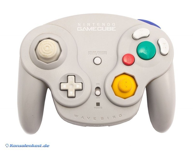 GameCube - Original Nintendo Controller / Pad Wavebird Wireless #grau ...