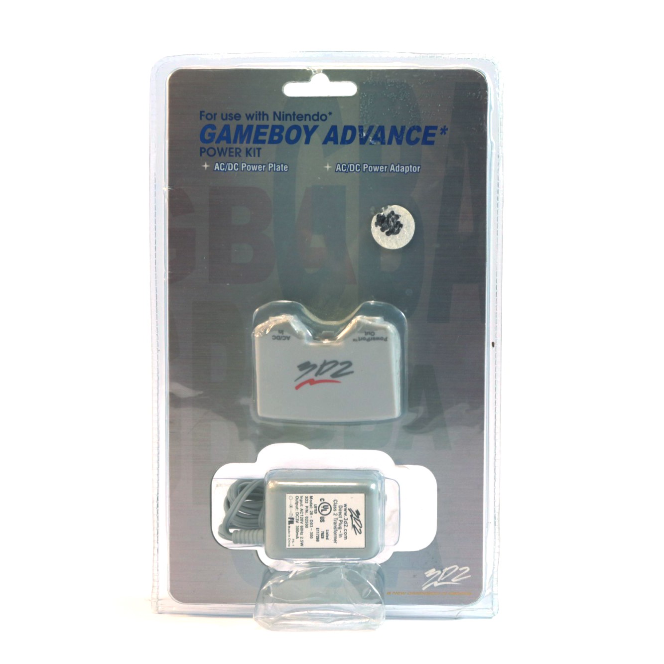 GameBoy Advance - Power Kit: Akku / Battery Pack + Netzteil #grau [3D2 ...