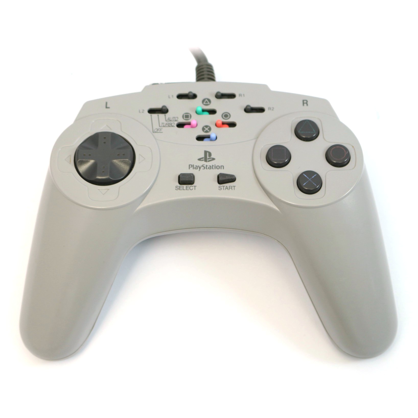 PS1 - Offiziell lizenzierter Controller / Pad #grau SLPH-00039 Ascii ...