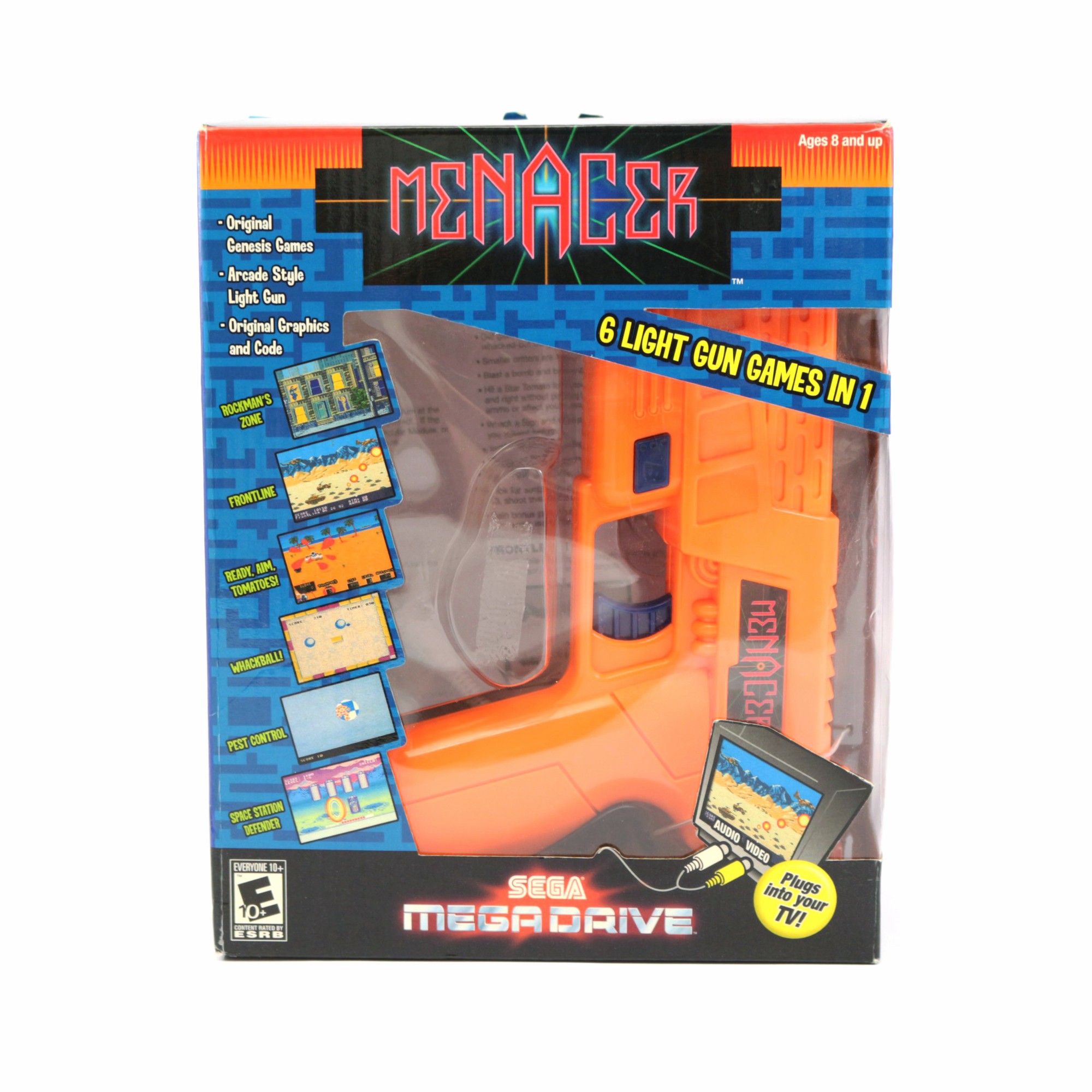 Mega Drive - Konsole Plug & Play Menacer: 6 Light Gun Games in 1 ...