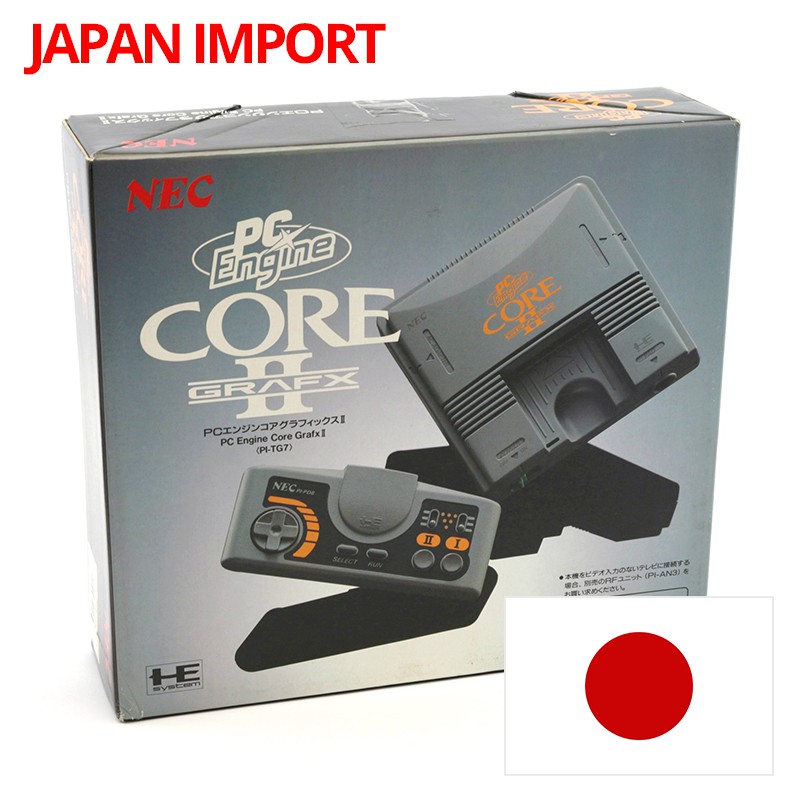 PC Engine / TurboGrafX 16 - Konsole Core Grafx II + Cont. + Zub. (JAP ...