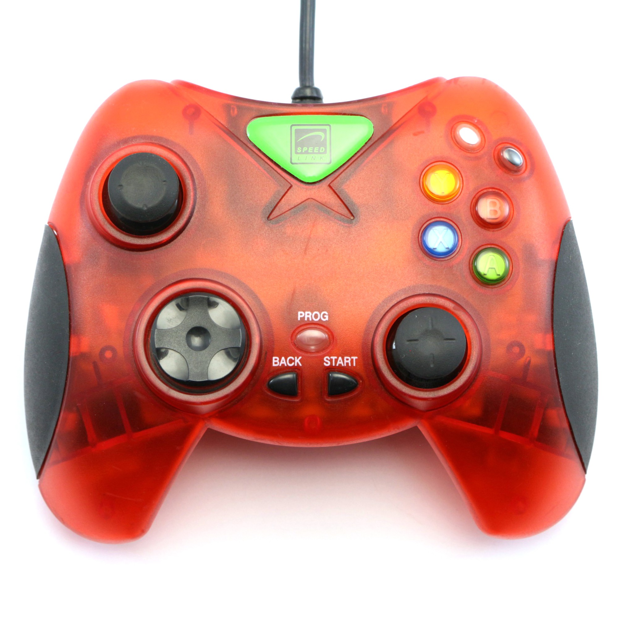 Xbox - Controller #rot-transp. [SpeedLink] (gebraucht) | Konsolenkost