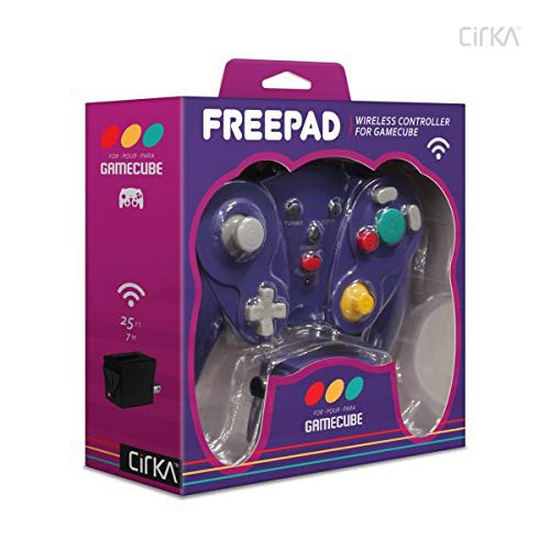 GameCube - Wireless Controller Freepad + Wireless Adapter #lila [CirKa ...