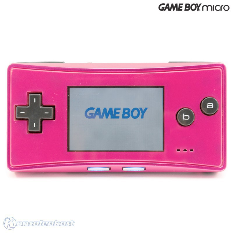 GameBoy Micro - Konsole #pink (ohne Netzteil) (gebraucht) | Konsolenkost
