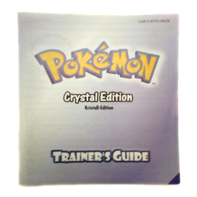 GameBoy Color - Pokemon Kristall Edition - Spielanleitung / Manual (DE ...
