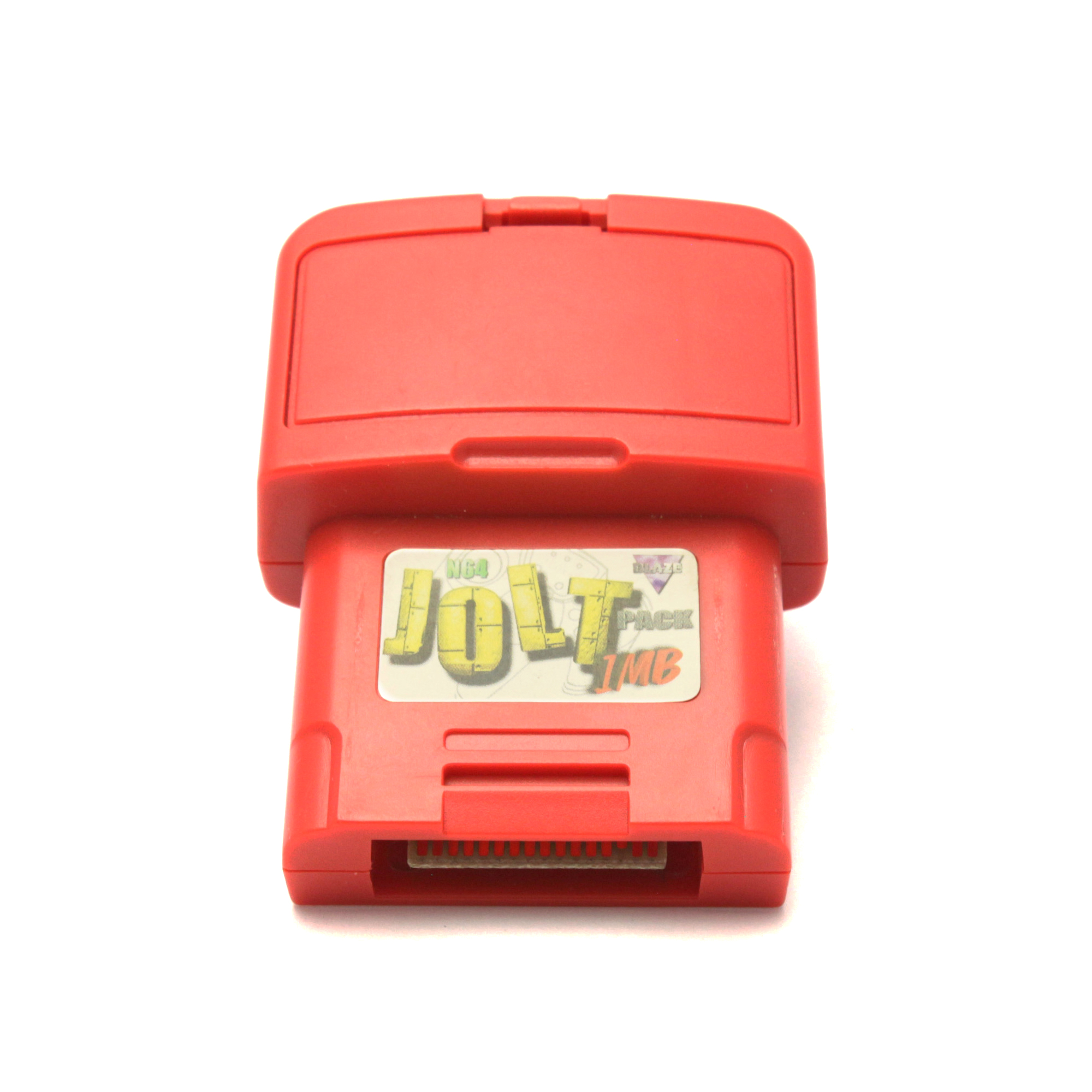 N64 - Rumble Pak + Memory Card #rot[Jolt/Blaze] (gebraucht) | Konsolenkost