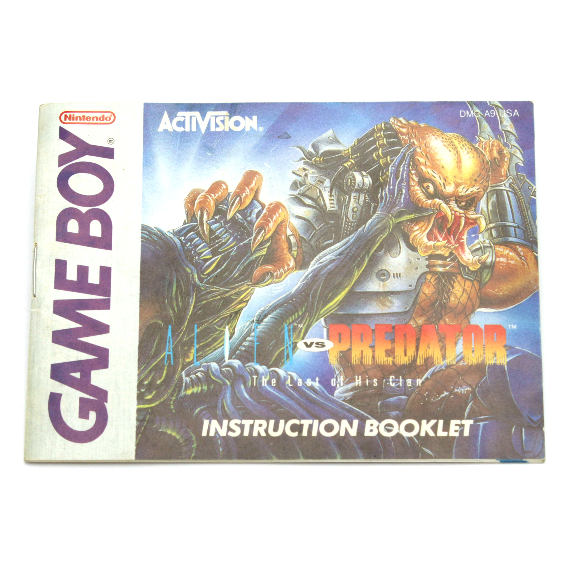 GameBoy - Alien vs Predator #DMG-A9-USA - Spielanleitung / Manual (UK ...