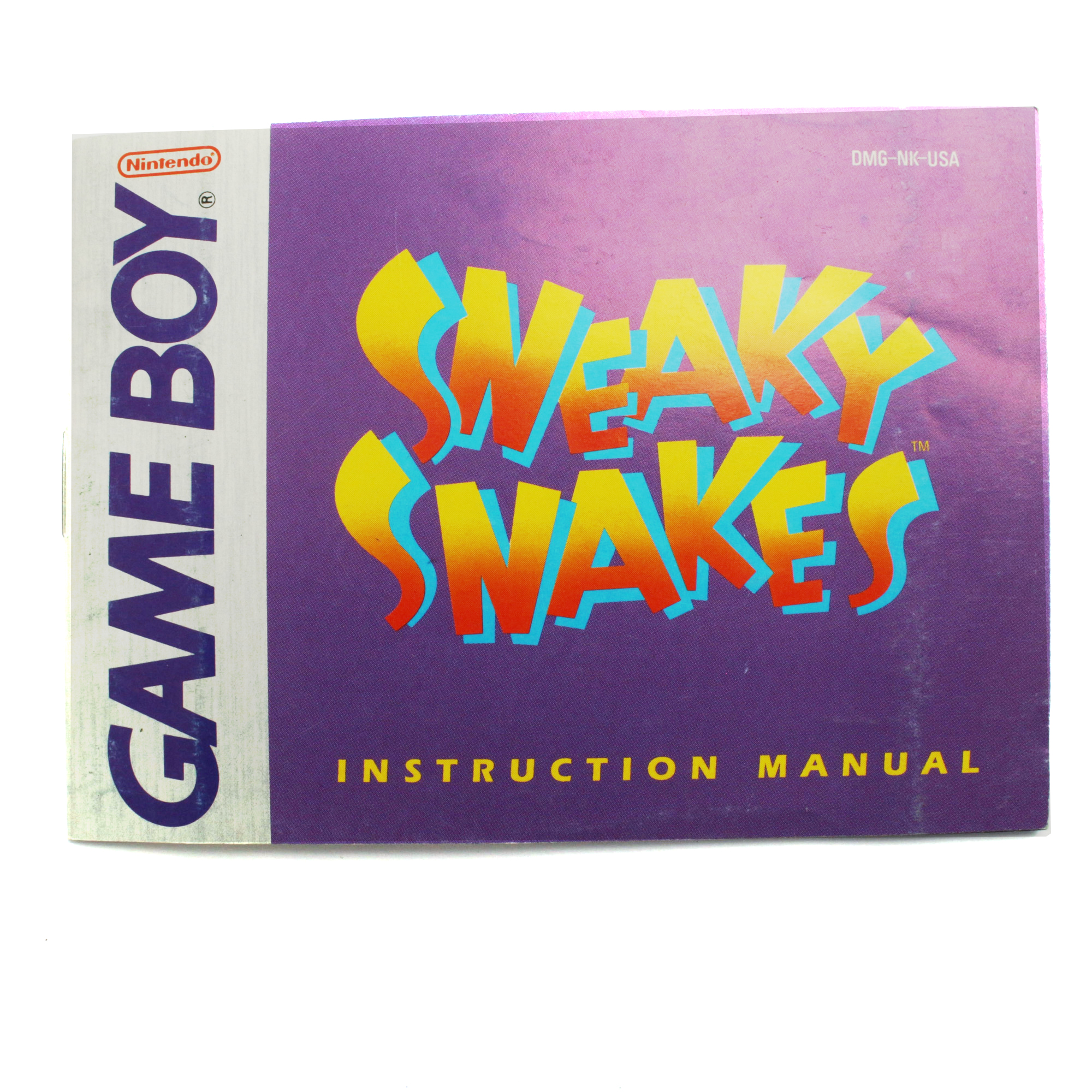 GameBoy - Sneaky Snakes #DMG-NK-USA - Spielanleitung / Manual (NUR ANLEITUNG) (UK Version) (mit ...