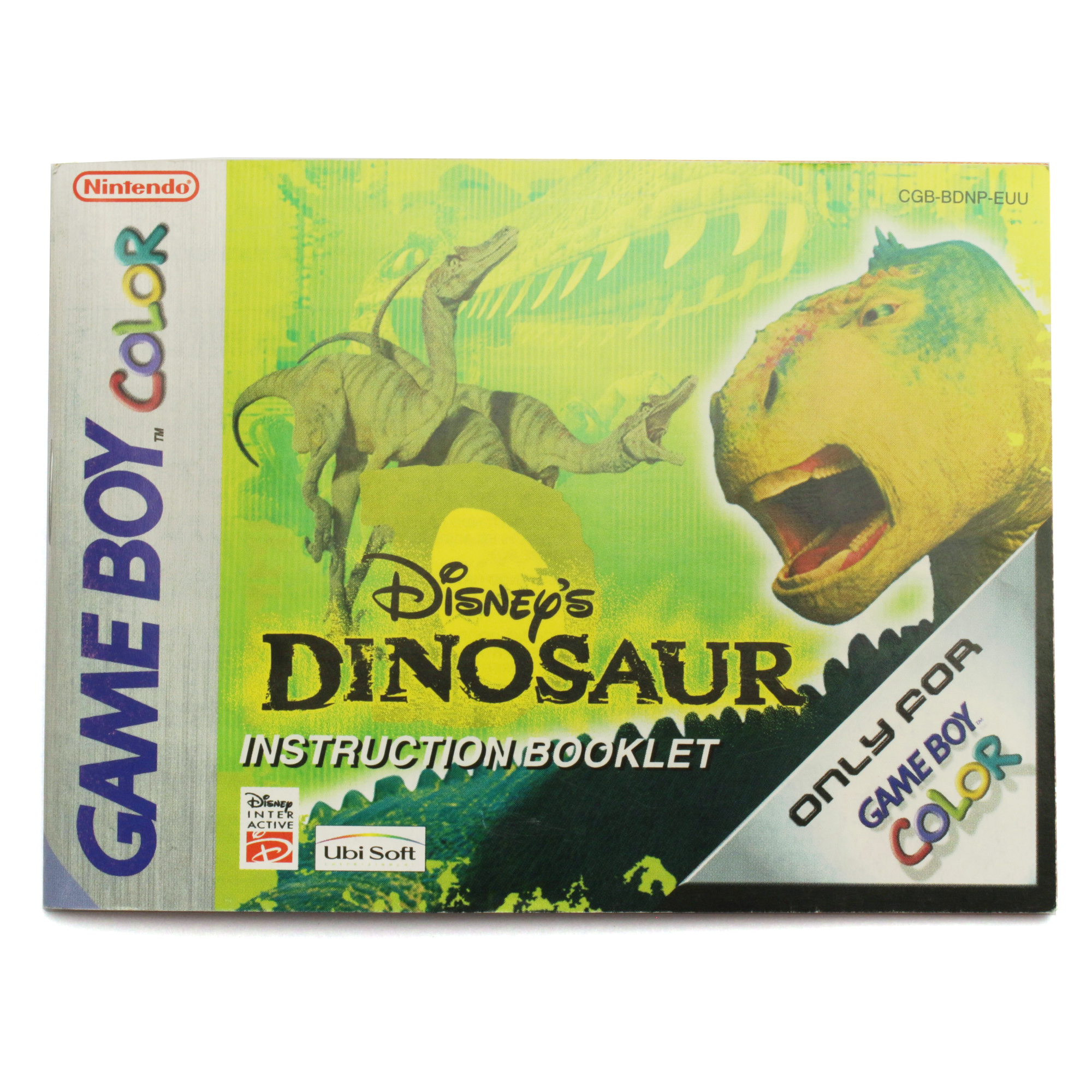 GameBoy Color - Disney's Dinosaur #CGB-BDNP-EUU - Spielanleitung ...