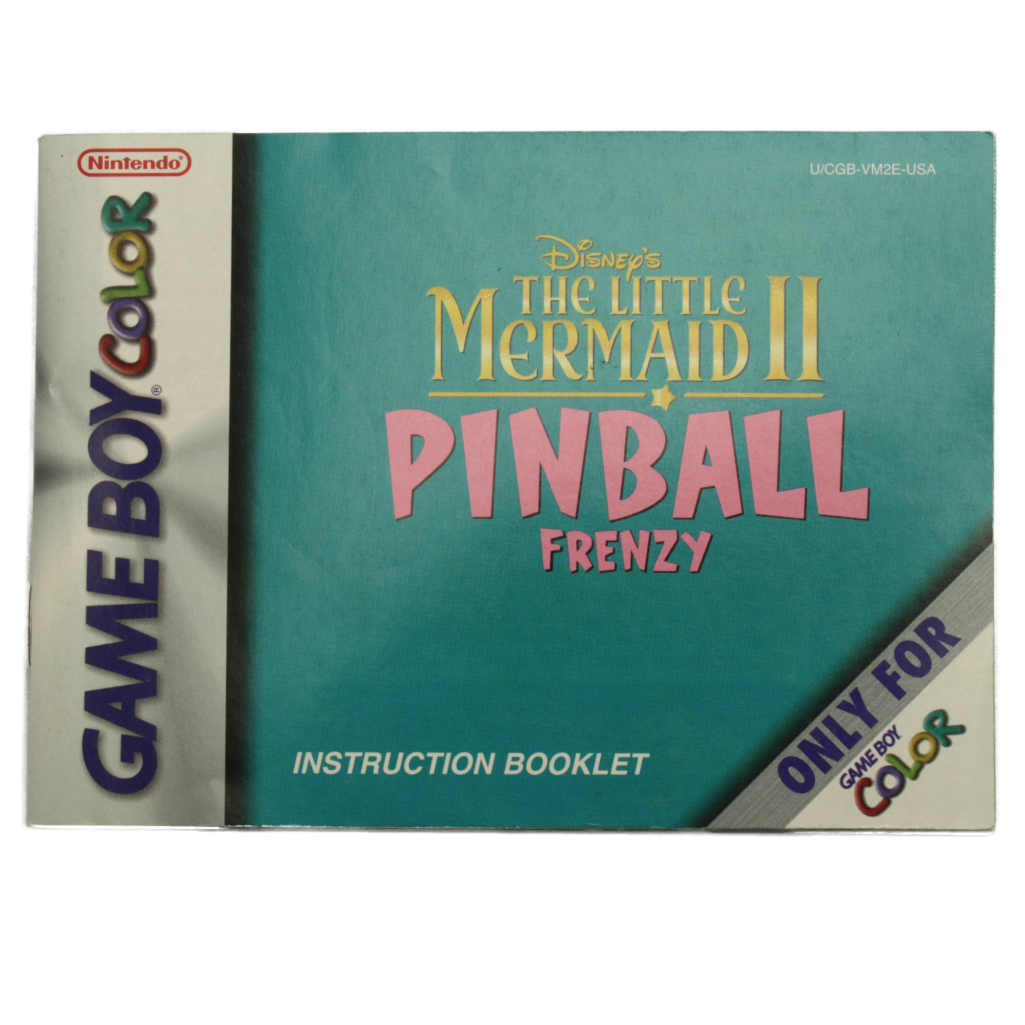 GameBoy Color - The little Mermaid 2 Pinball Frenzy #U/CGB-VM2E-USA ...
