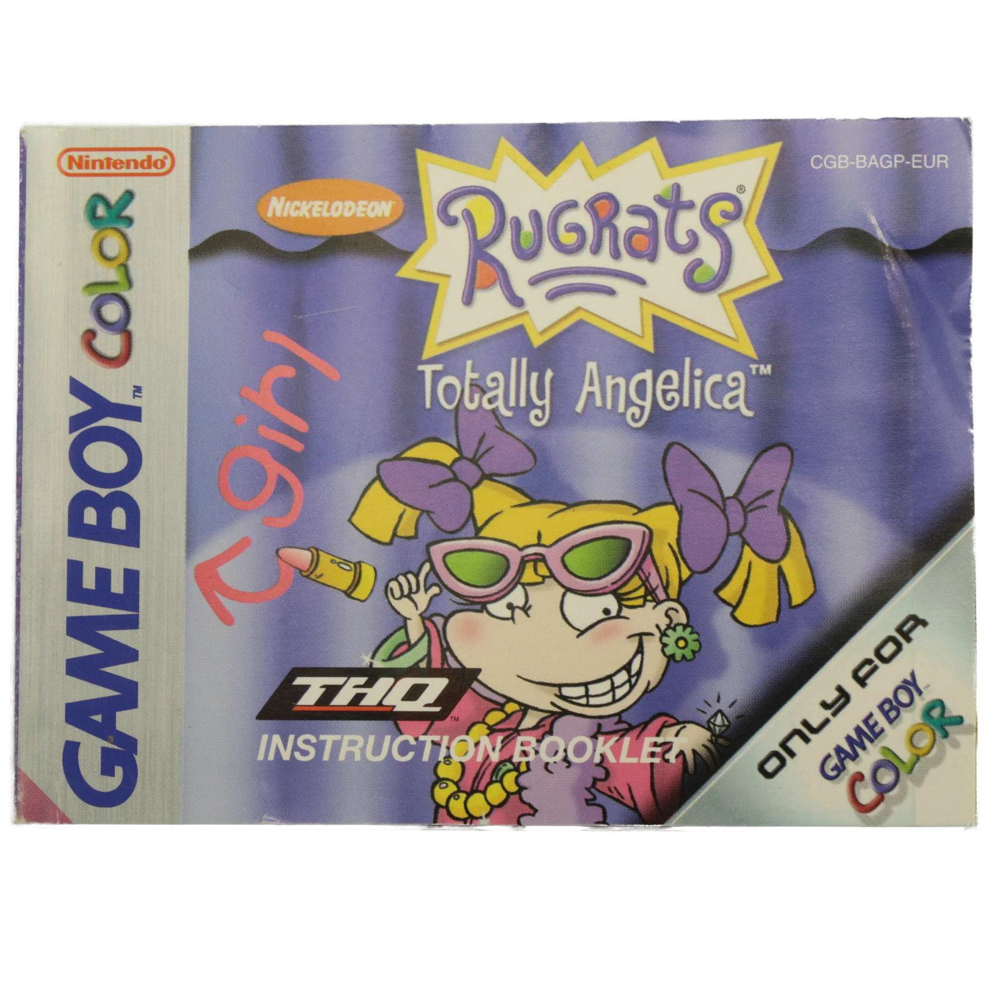 GameBoy Color - Rugrats: Totally Angelica #CGB-BAGP-EUR ...
