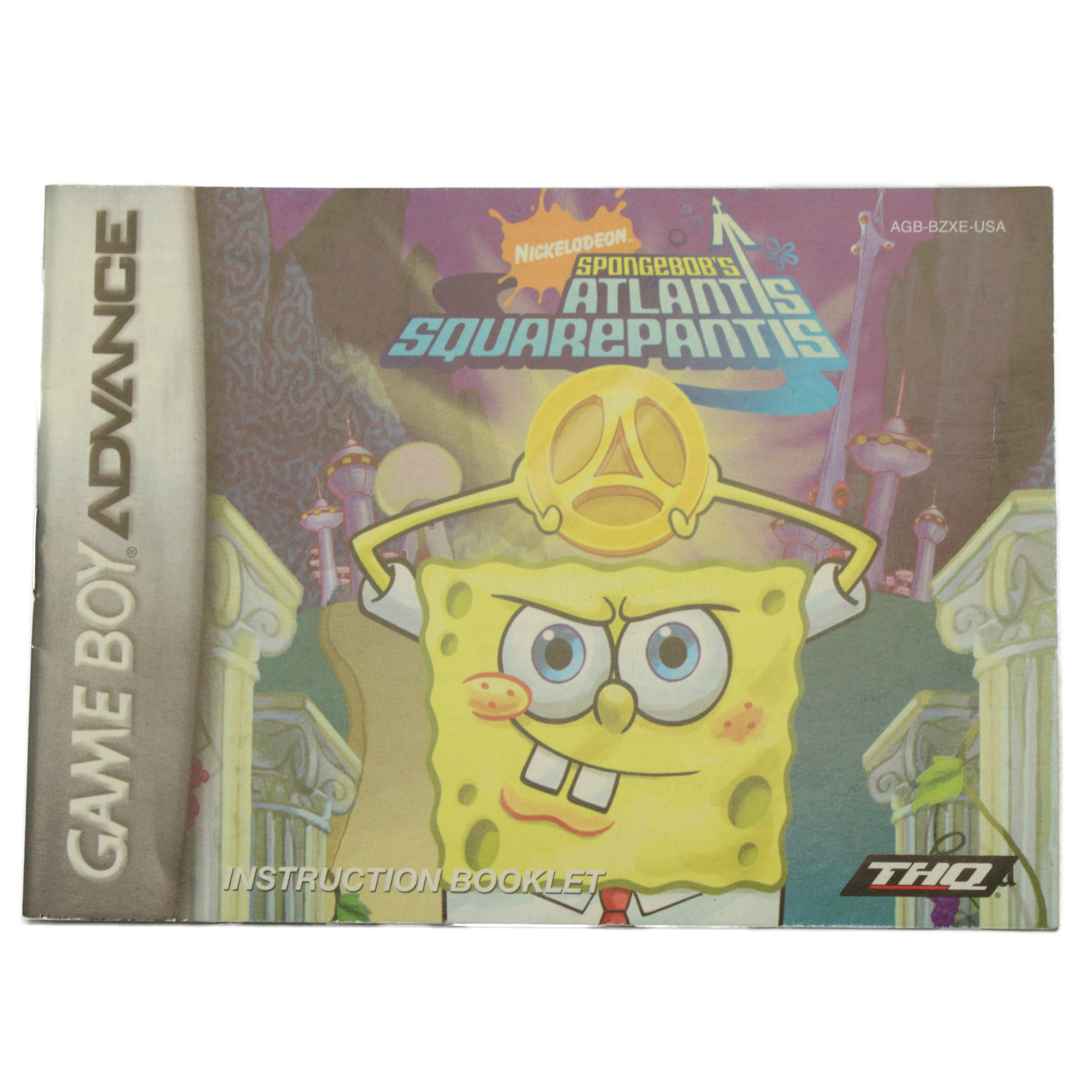 GameBoy Advance - Spongebob's Atlantis Squarepantis #AGB-BZXE-USA ...