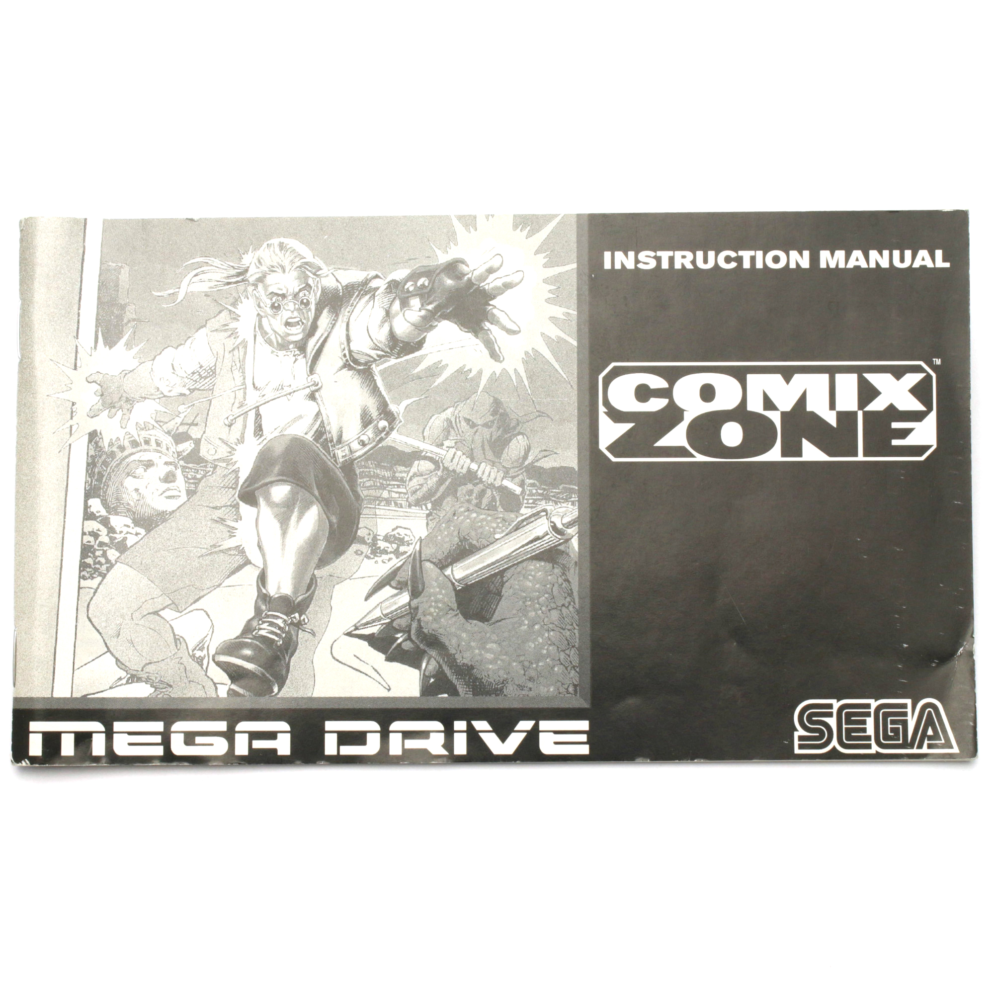 Mega Drive - Comix Zone - Spielanleitung / Manual (DE/EN) (NUR ...