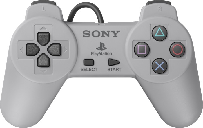PS1 - Original PlayStation Classic USB-Controller SCPH-1000R - grau ...