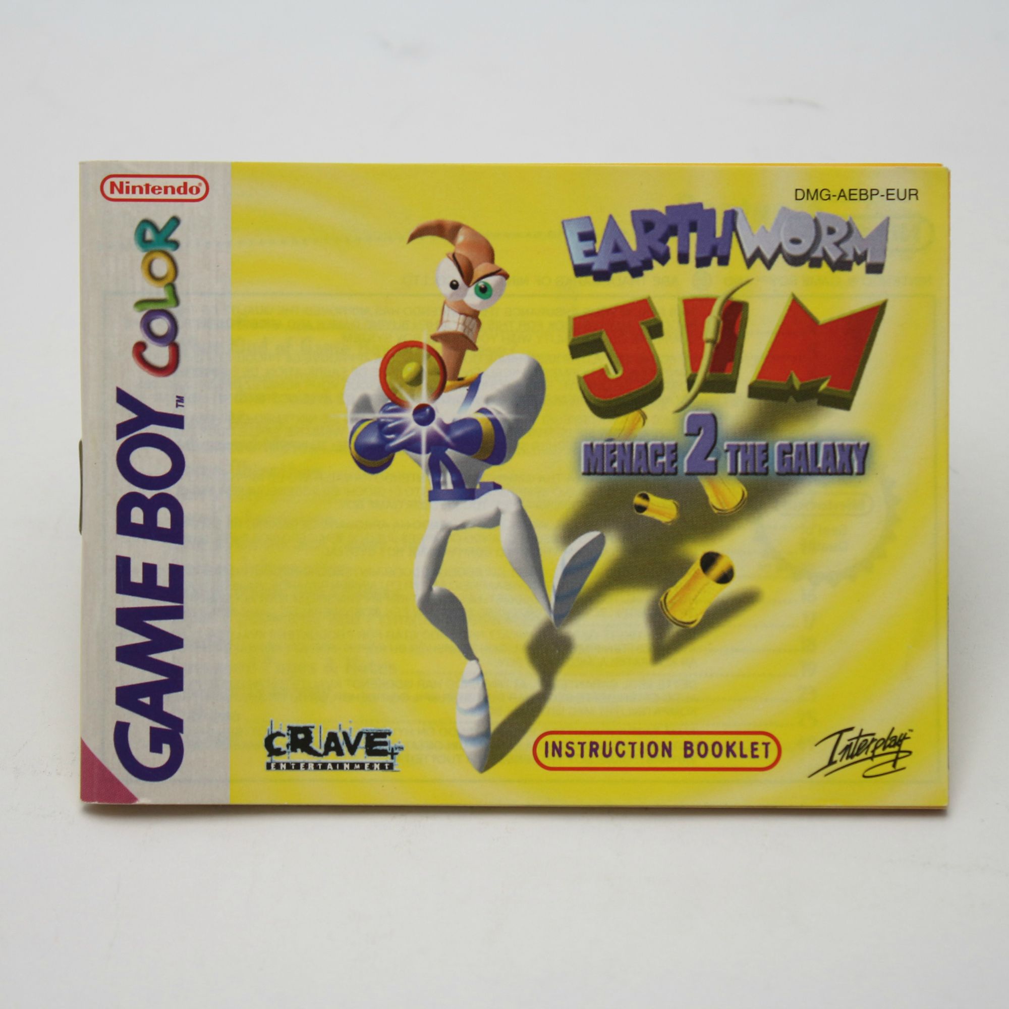 GameBoy Color - Earthworm Jim: Menace 2 Spielanleitung / Handbuch ...