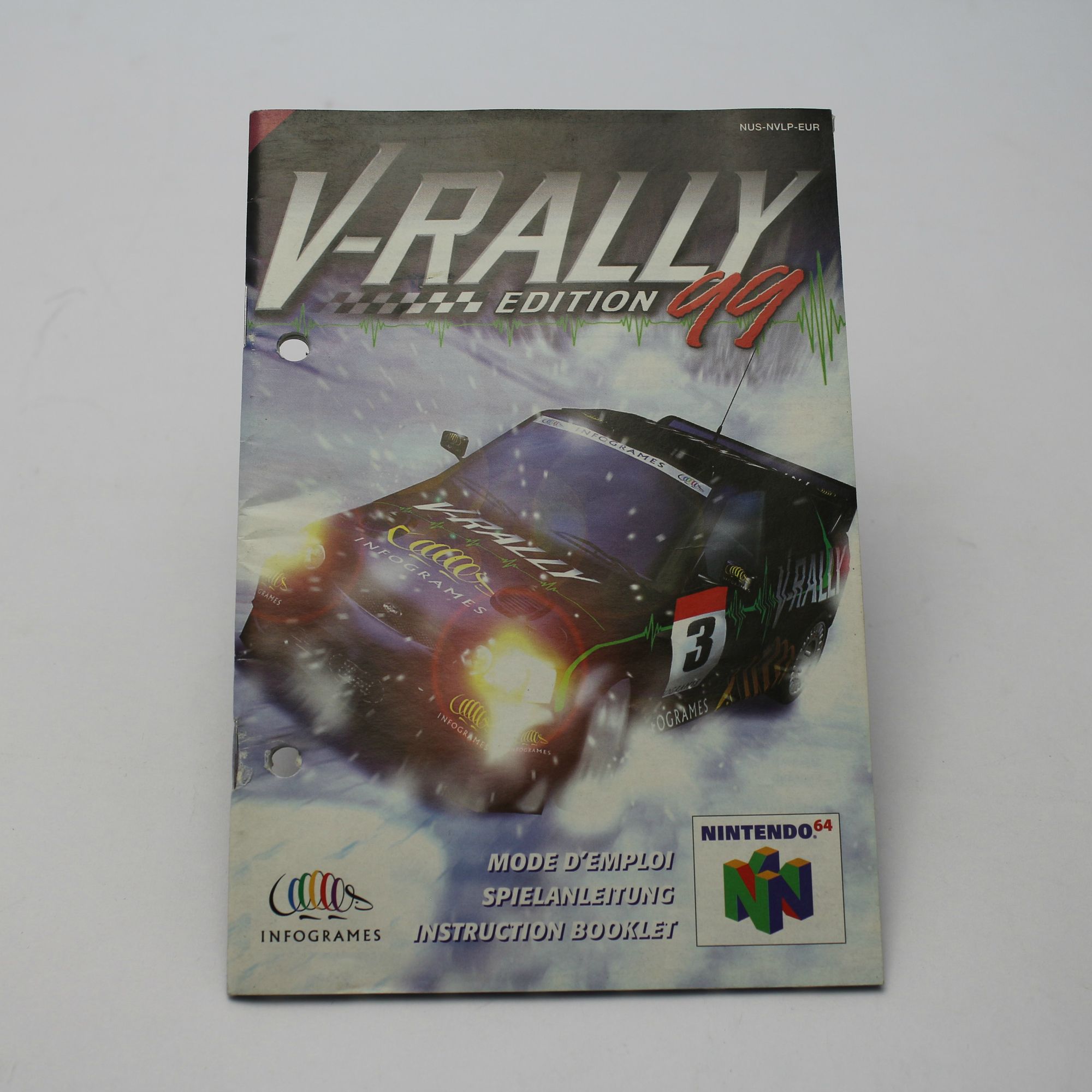 N64 - V-Rally Edition 99 Spielanleitung / Handbuch / Manual / Guide NUS ...