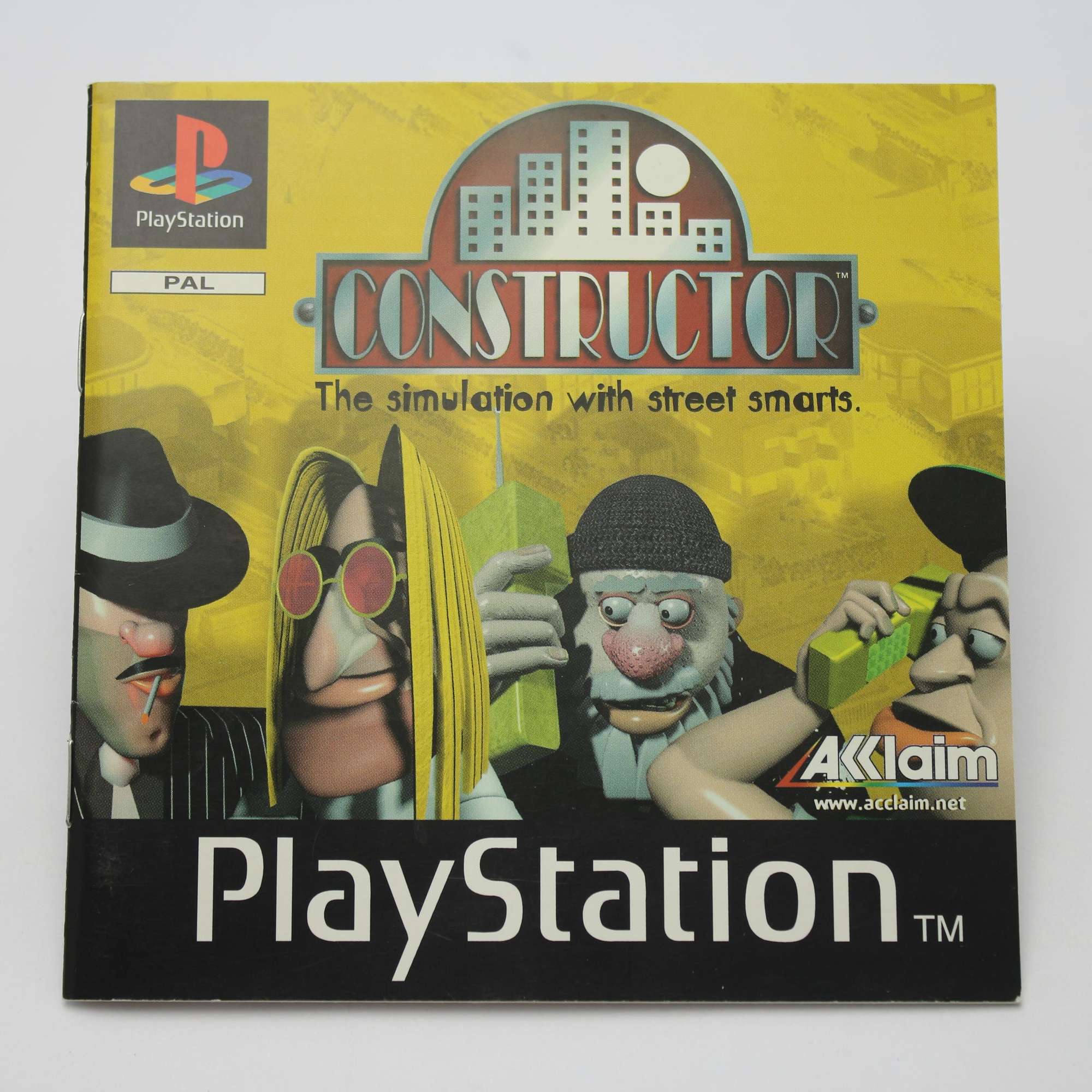 PS1 - Constructor Spielanleitung / Manual (DE Version) (NUR ANLEITUNG ...