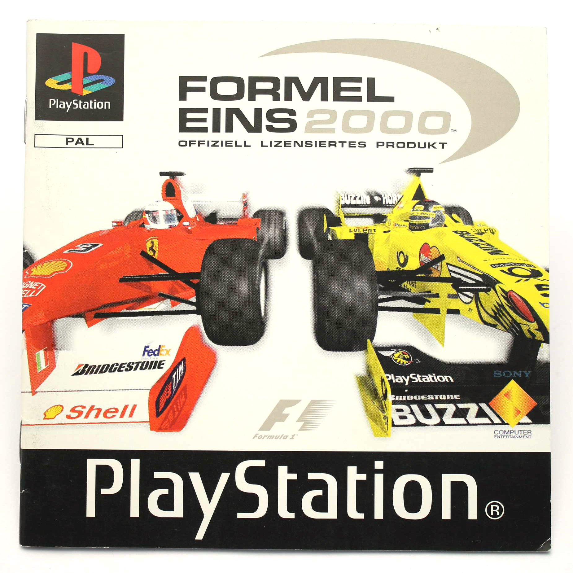 PS1 - Formel Eins / Formula 2000 Spielanleitung / Handbuch / Manual ...