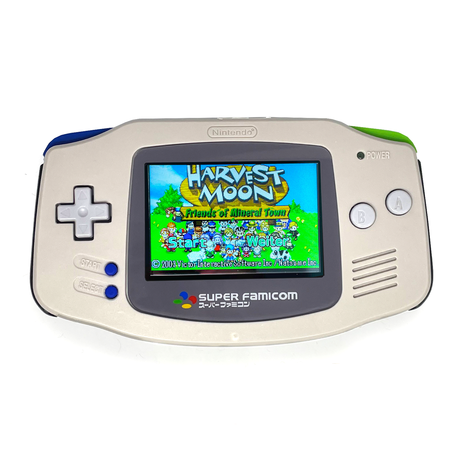 GameBoy Advance - Konsole GBA #Super Famicom IPS LCD Display Mod (mit ...
